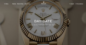 Luxury Watch Website Design - 30 Industry Leading Examples