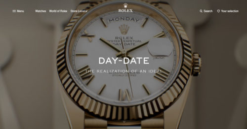 Luxury Watch Website Design - 30 Industry Leading Examples