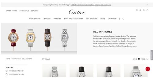 Luxury Watch Website Design - 30 Industry Leading Examples