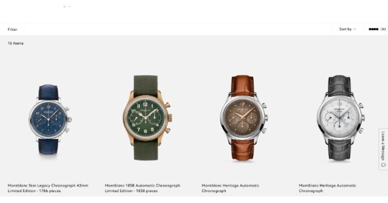 Luxury Watch Website Design - 30 Industry Leading Examples