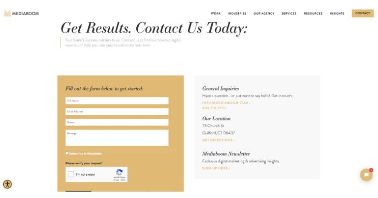 Best Contact Page Designs - 15 Inspirational Examples
