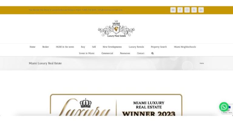 Luxury Real Estate Website Design – 50 Exquisite Examples