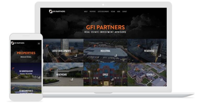 Commercial Real Estate Website Design - 50 Best Web Designs