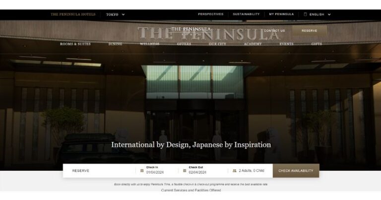Luxury Hotel Website Design - 65 Elegant and Inspiring Examples