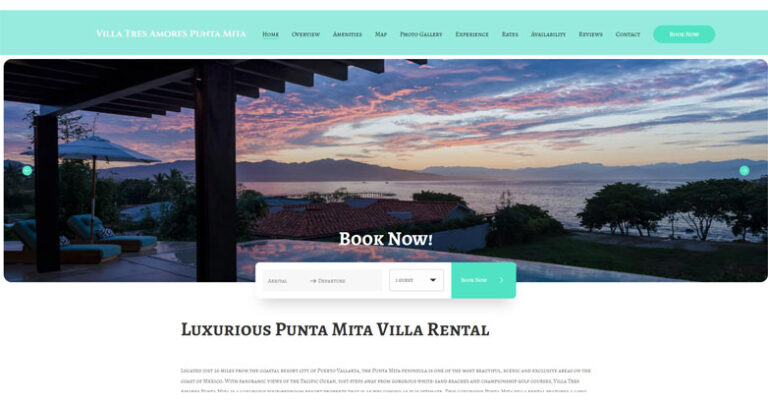 Vacation Rental Website Design - 50 Outstanding Examples