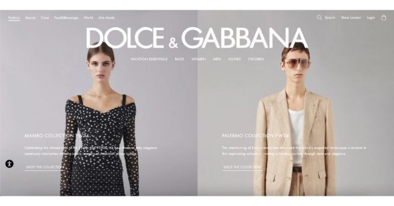 Luxury Fashion Website Design – 50 Amazing Examples