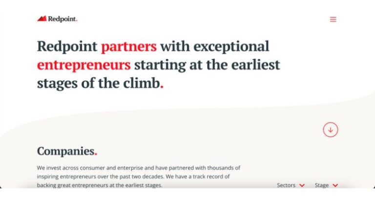 Venture Capital Website Design - 50 Outstanding Examples