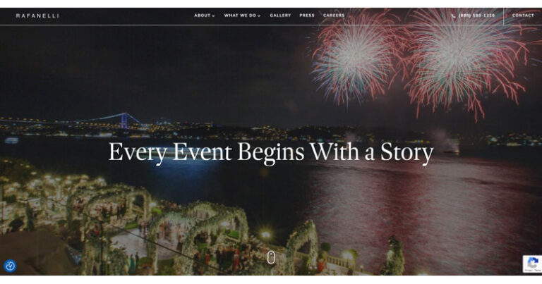 Event Planner Website Design - 50 Winning Website Ideas