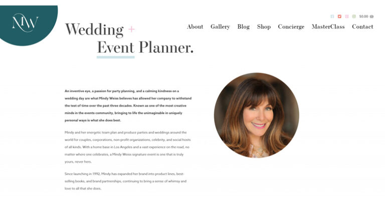 Event Planner Website Design - 50 Winning Website Ideas