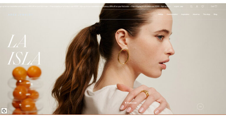 Jewelry Website Design - 30 Stunning Ideas for 2024