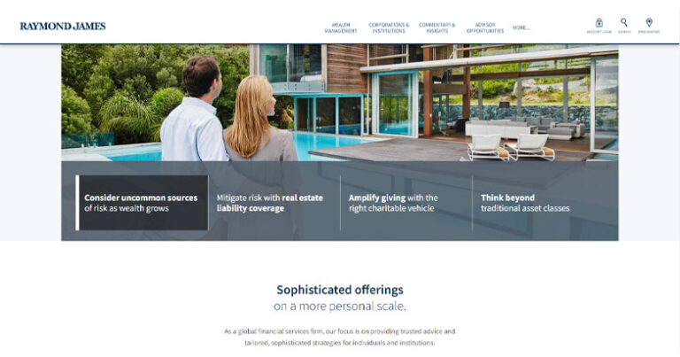 Financial Services Website Design – 50 Outstanding Examples