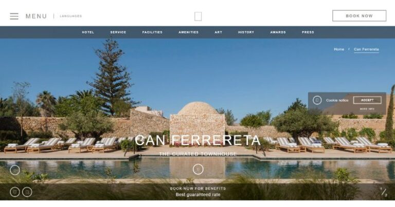 Luxury Hotel Website Design - 72 Inspiring Examples (2025)